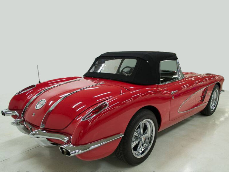 Chevrolet Corvette C1 soft top, produced in Haartz Single Texture Forté ...