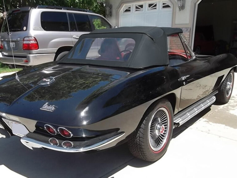 Chevrolet Corvette C2 soft top, produced in Haartz Single Texture Forté ...