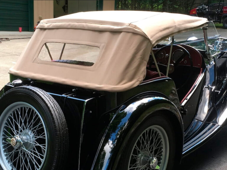 MG TC soft top, produced in Haartz Colonial Vinyl and comes with dual ...