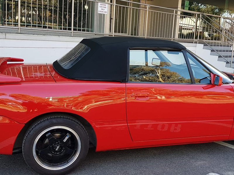 Ford Capri soft top, produced in Haartz Stayfast Canvas and comes with ...