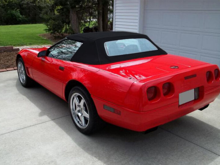 Chevrolet Corvette C4 soft top, produced in Haartz Stayfast Canvas and ...