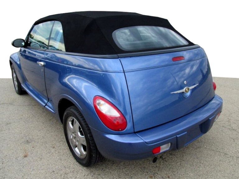 Chrysler PT Cruiser soft top, produced in Haartz Twillfast RPC and ...